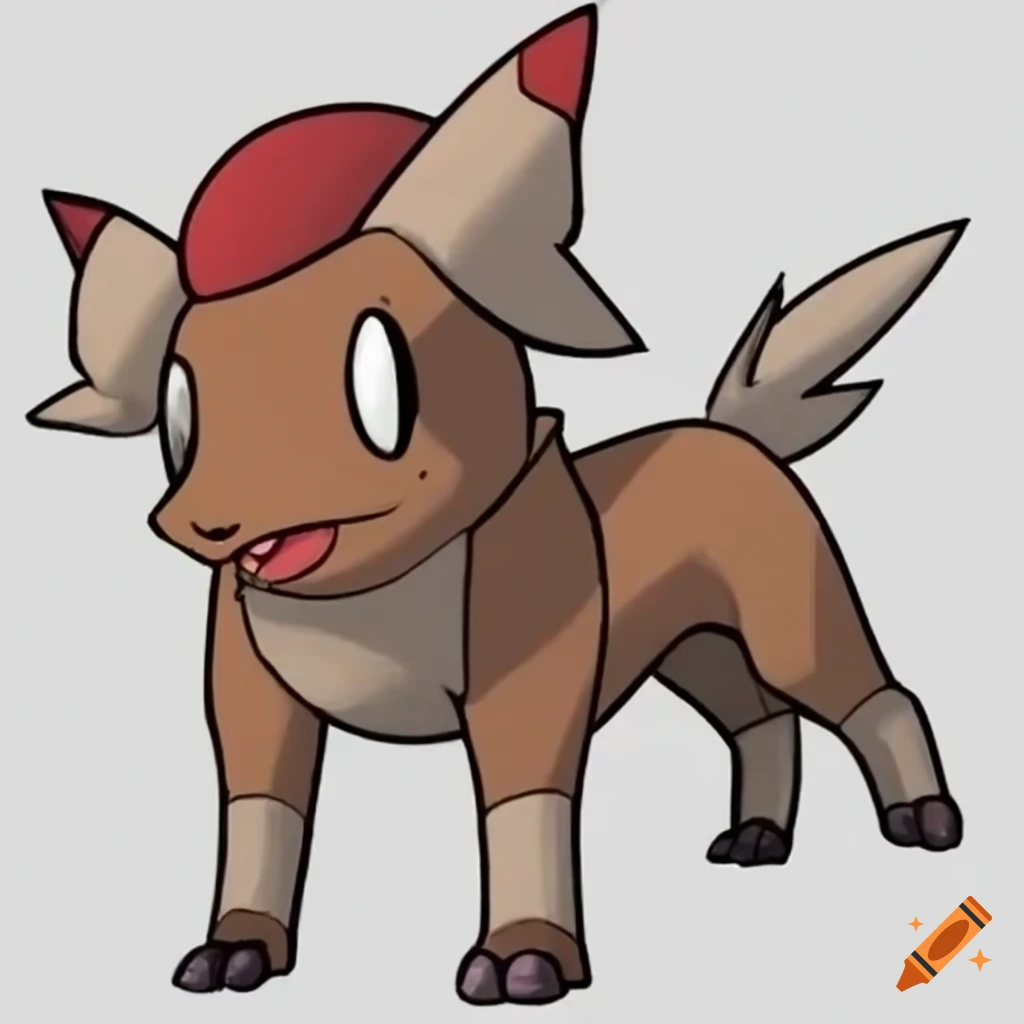 Dog pokemon character on Craiyon