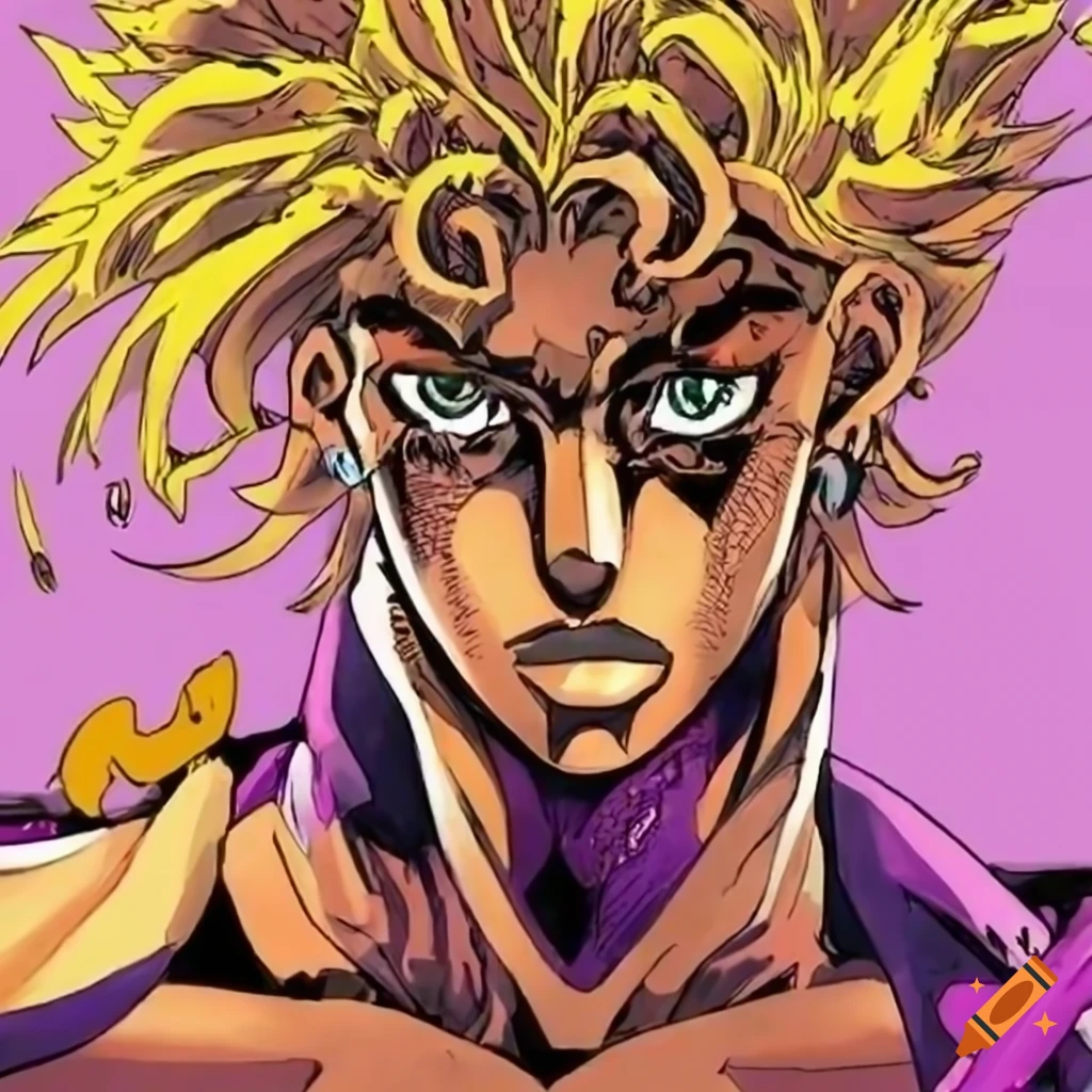 Cool looking monster in JoJo's Bizarre Adventure artstyle on Craiyon