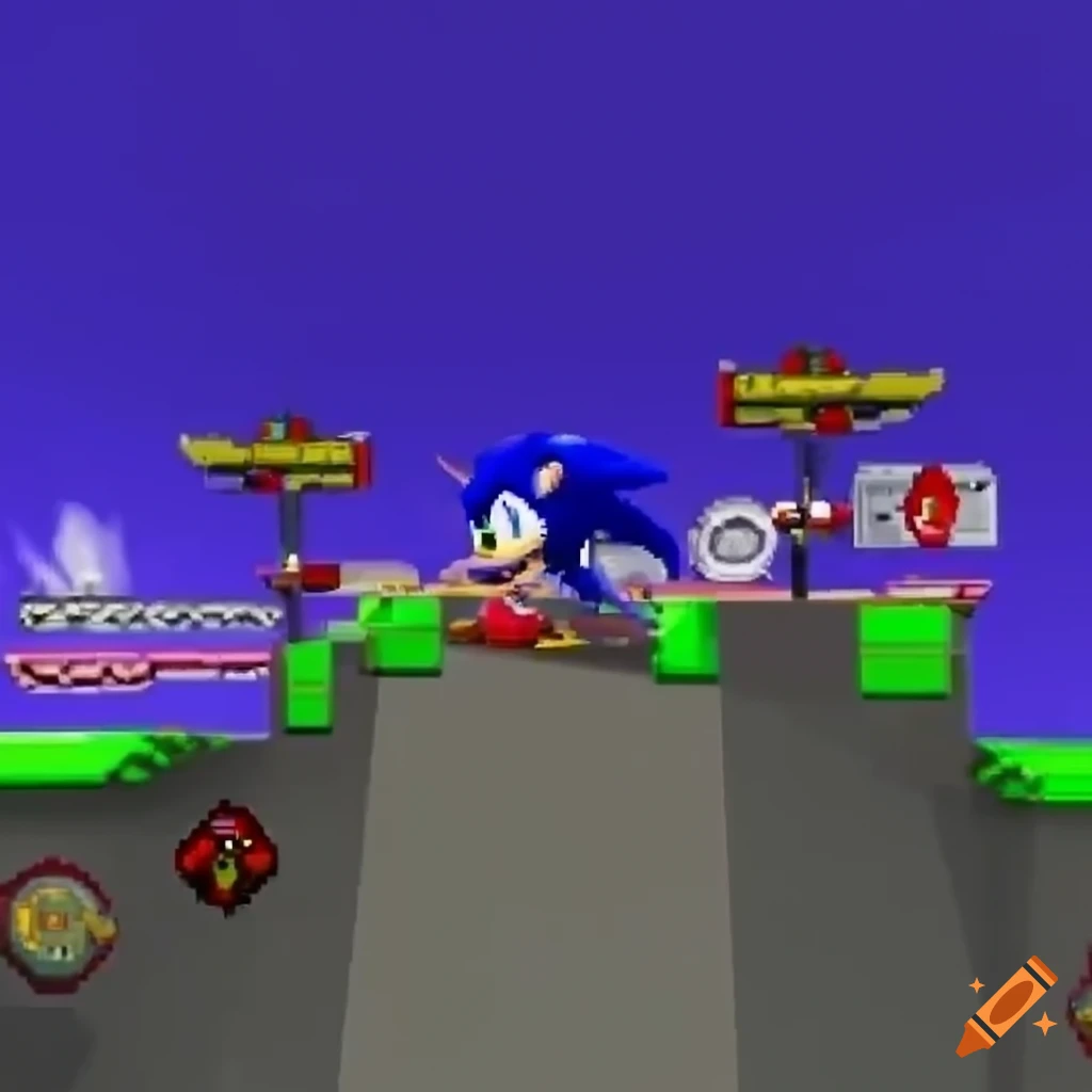 Sonic the Hedgehog canceled Sega Saturn-era low poly model game ...