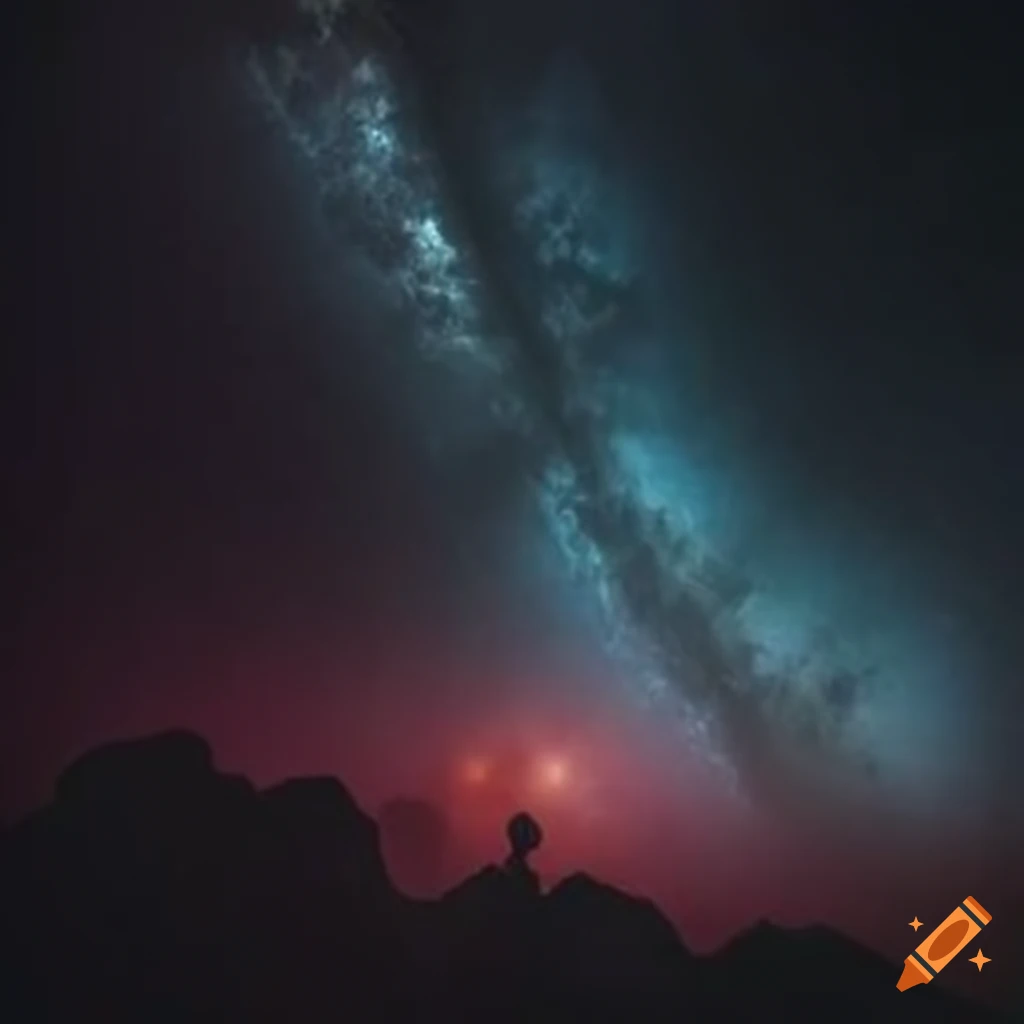 Dark expanse of space inspired by h.p lovecraft on Craiyon