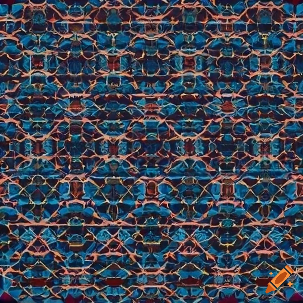 Geometric pattern on Craiyon