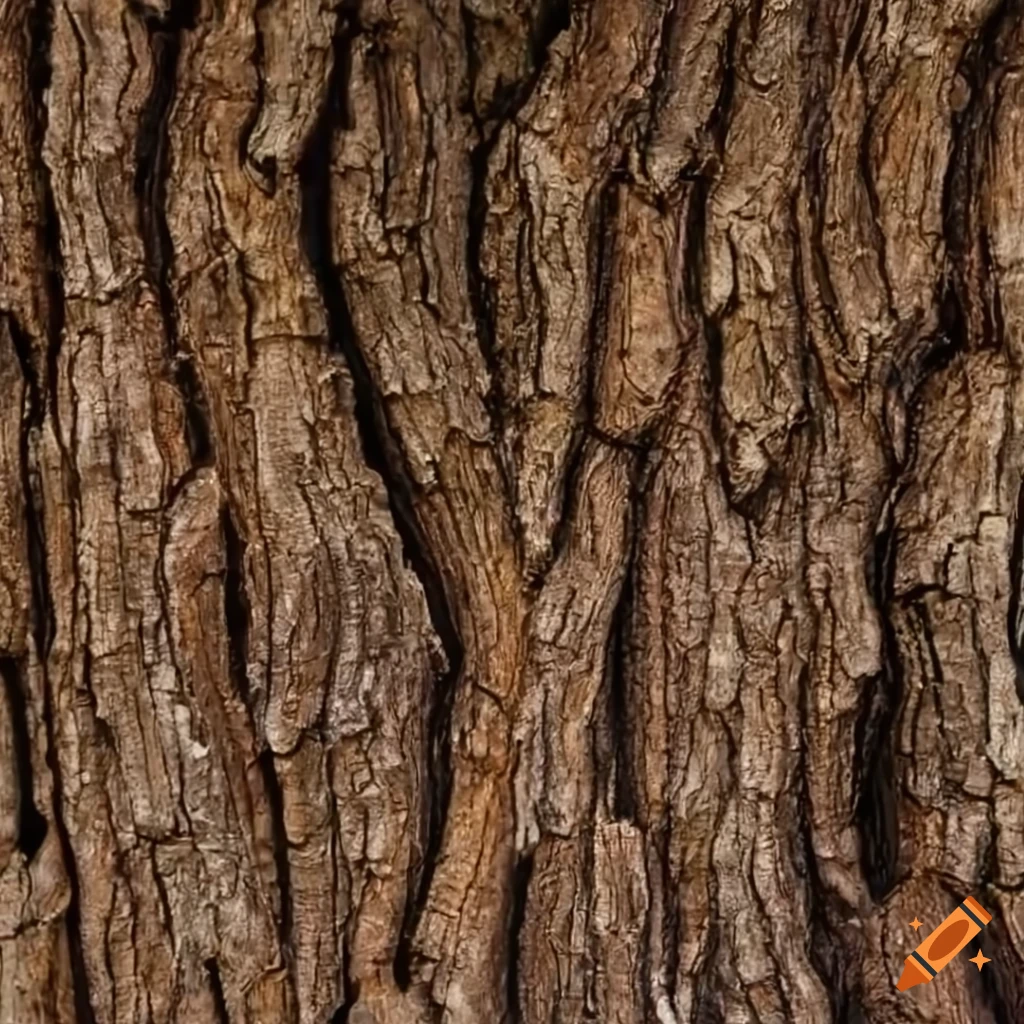 Detailed 8K texture resembling sand-like oak tree bark on Craiyon
