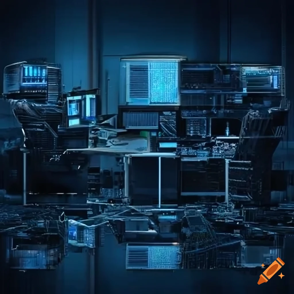 Network operation center on Craiyon