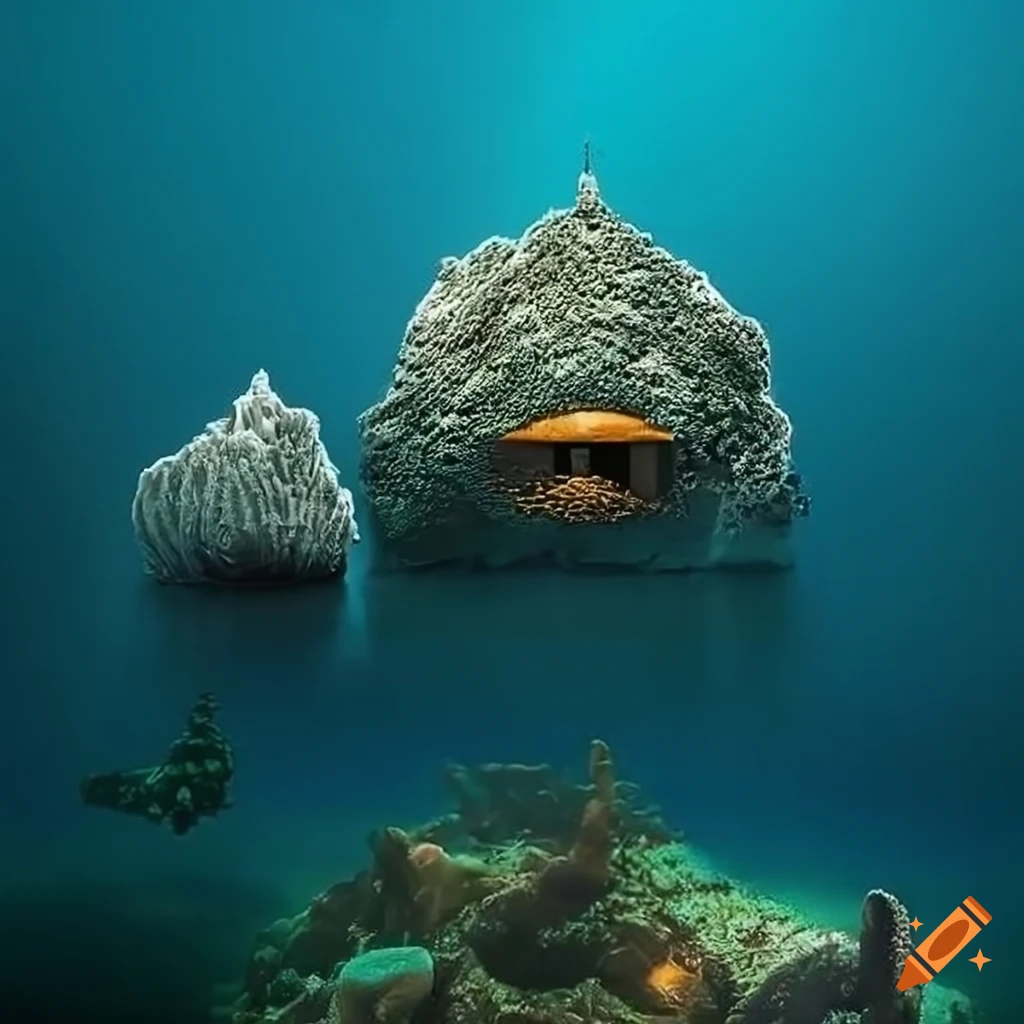 Coral house on Craiyon