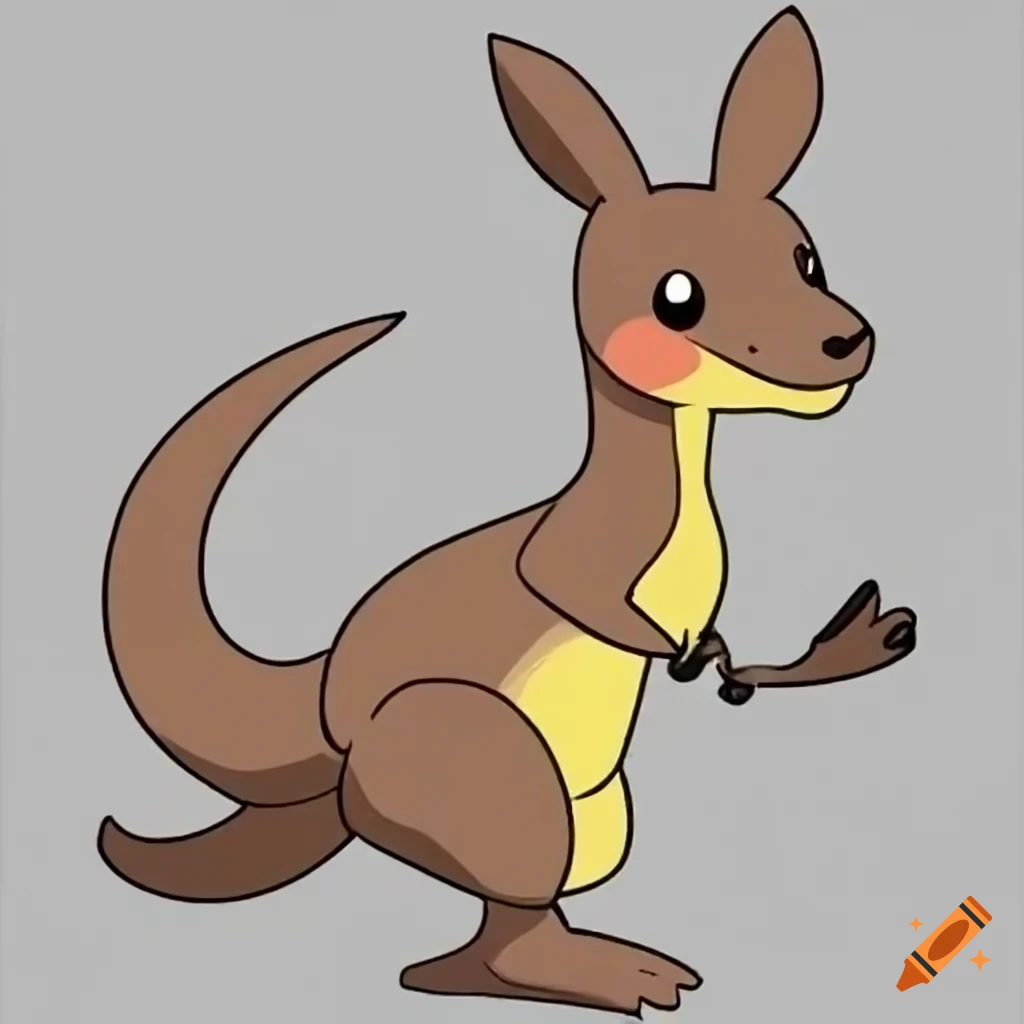 Cute little kangaroo pokemon on Craiyon