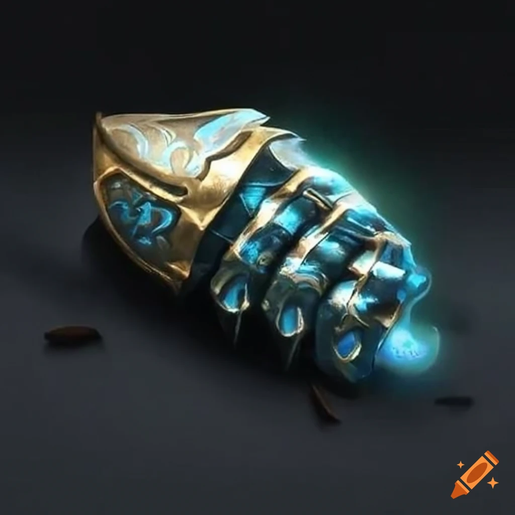 Magic gauntlets on Craiyon