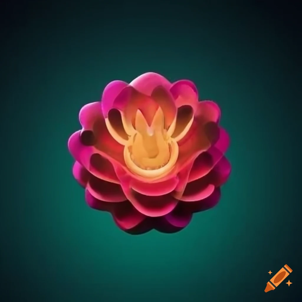 Button bloom brand logo on Craiyon