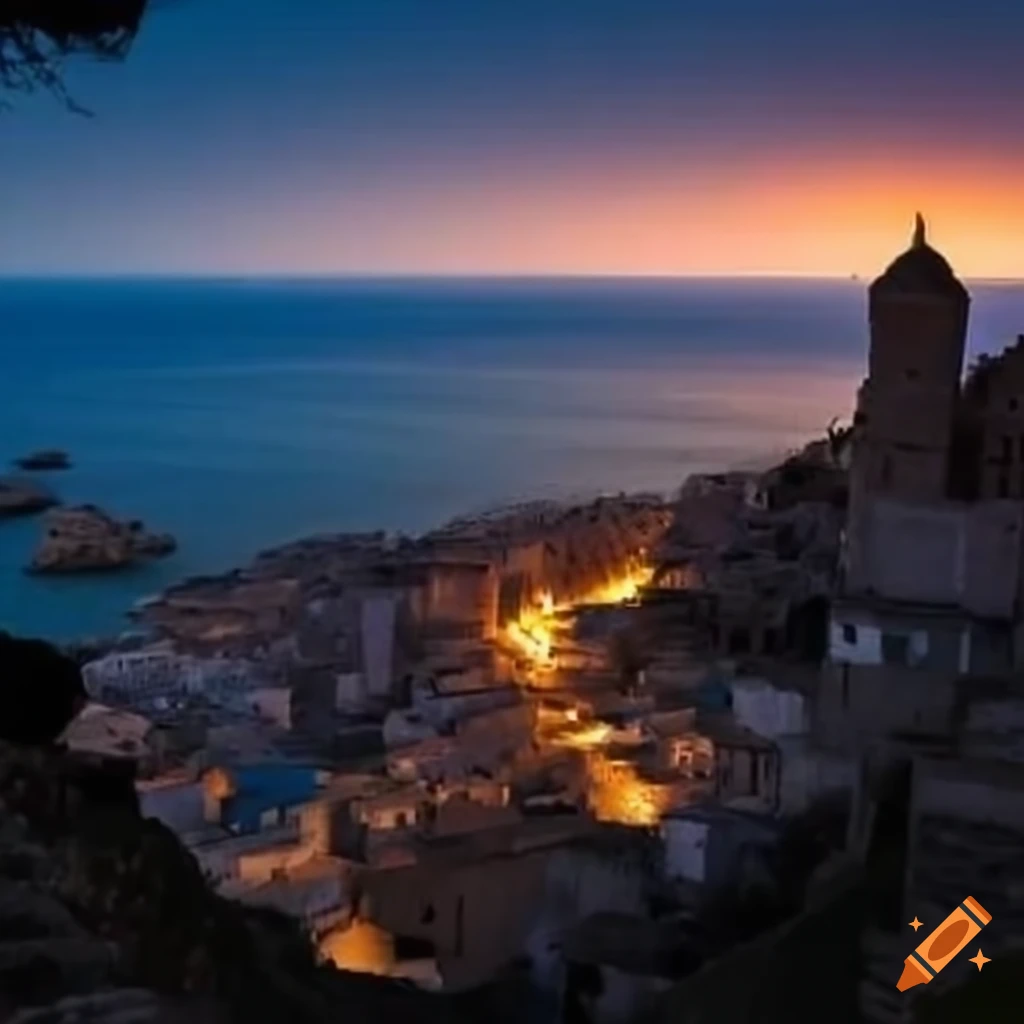 La Casbah de Dellys in Algeria on Craiyon