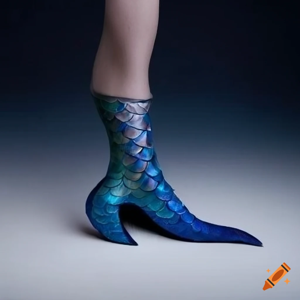 Mermaid shoe on Craiyon