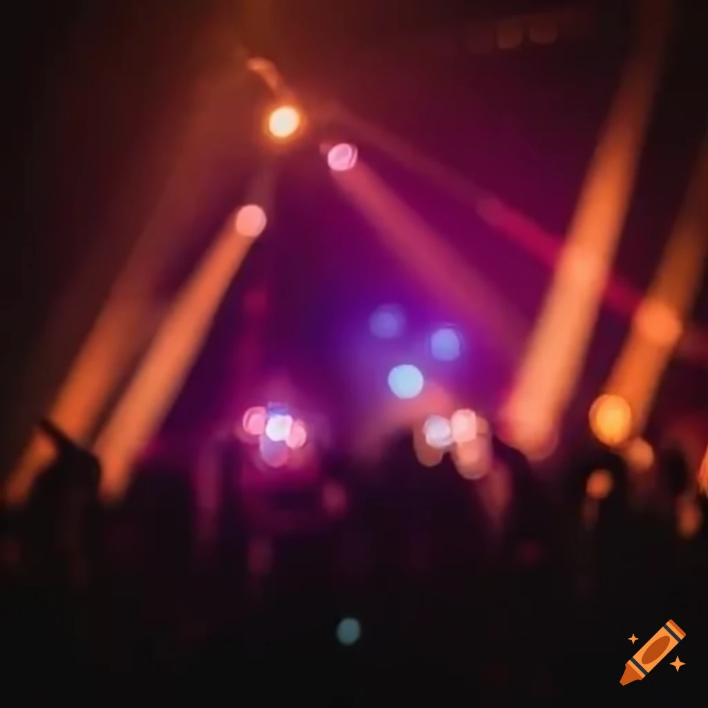 Live pop rock concert with vibrant stage lights and energy on Craiyon