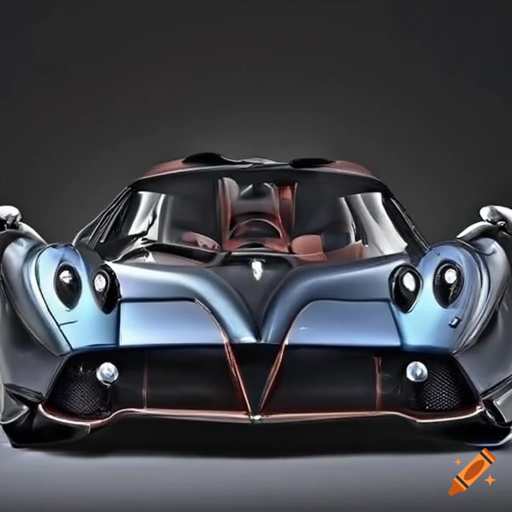 Pagani single seat supercar on Craiyon