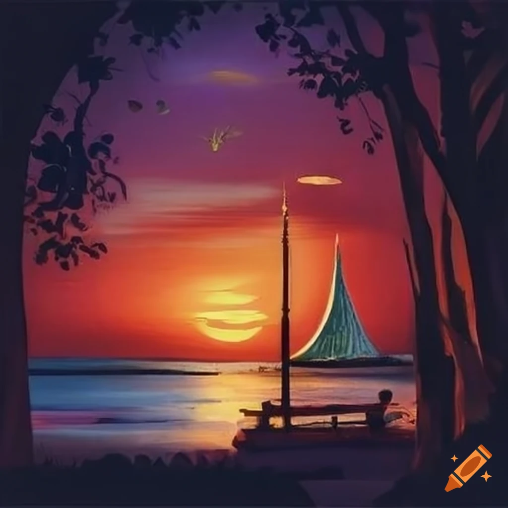 Summer evening social gathering at 7pm on Craiyon