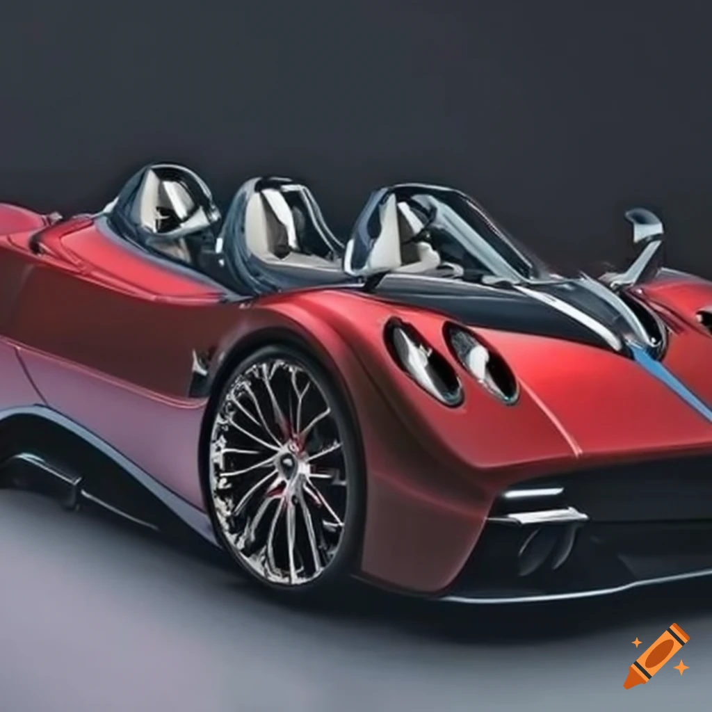 Stunning Pagani Barchetta with sleek futuristic design on Craiyon