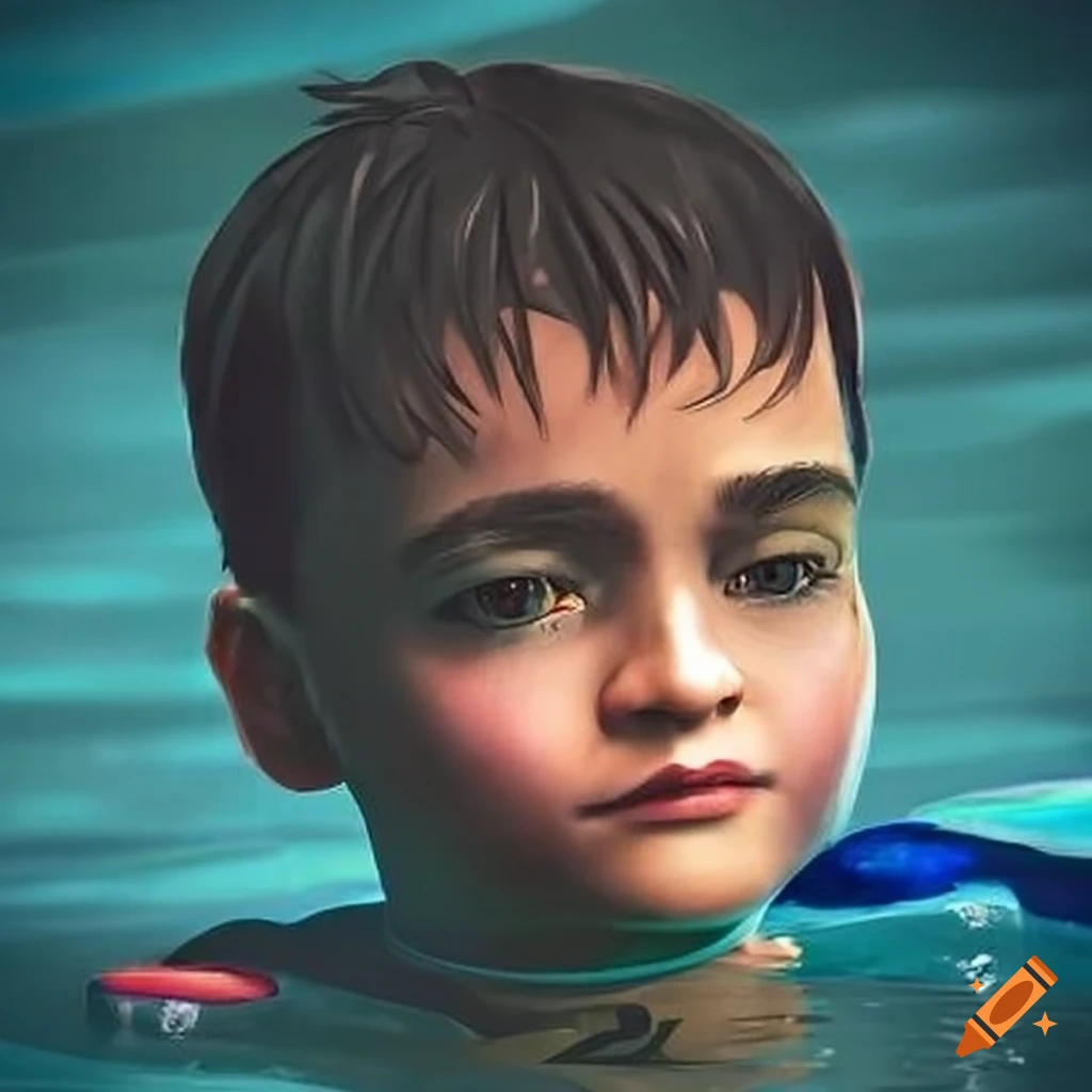 Pool boy turned hero on Craiyon