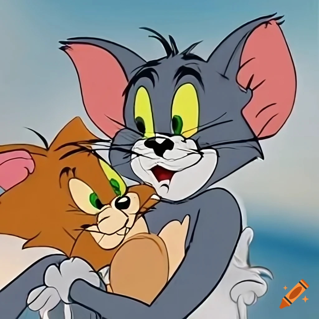 Tom and jerry together on Craiyon
