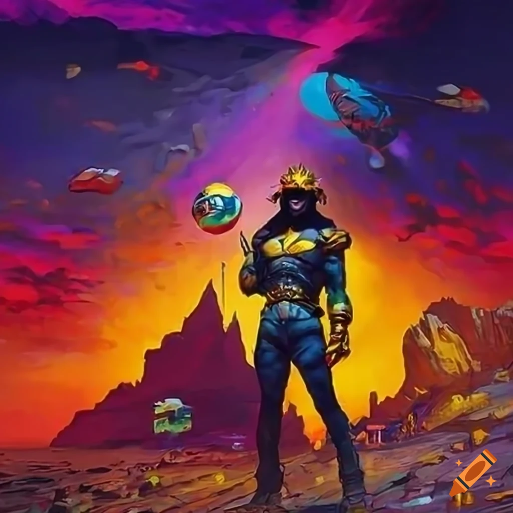 Dynamic digital painting inspired by various artists, highly detailed ...