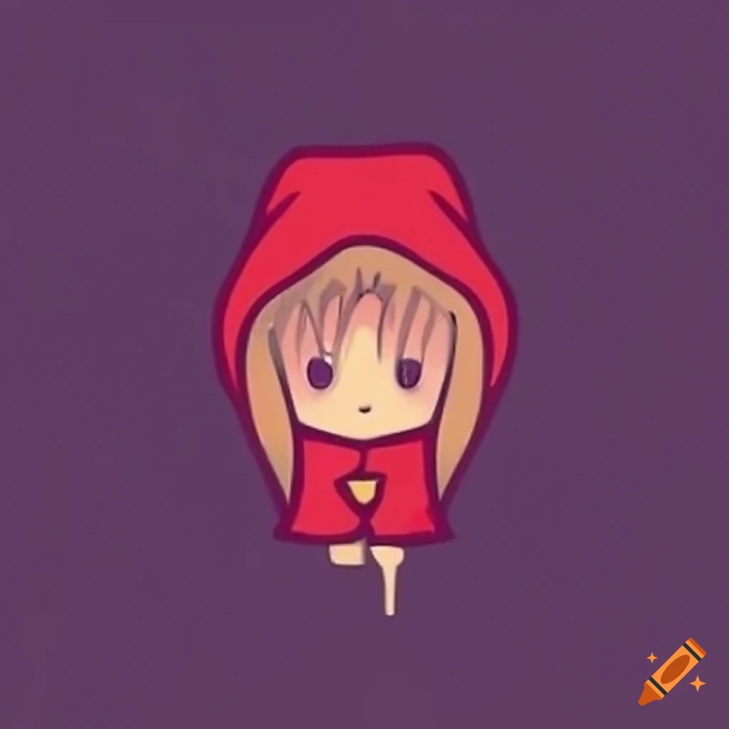 Iconic Red Riding Hood logo from Efteling theme park on Craiyon