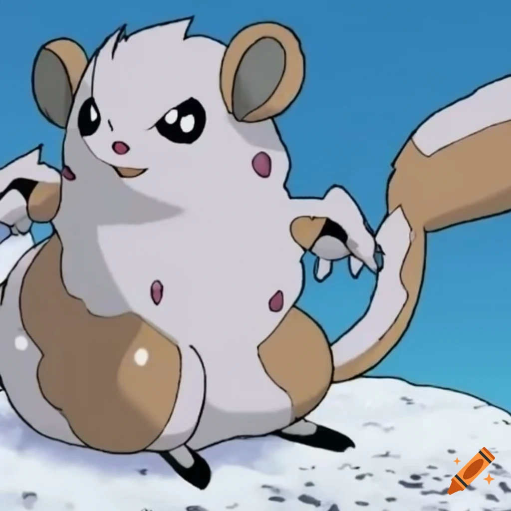 Unique and mystical snow mouse pokemon on Craiyon