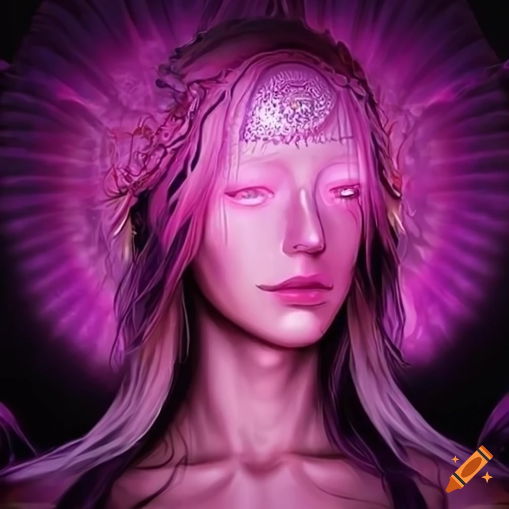 God of pinkness on Craiyon