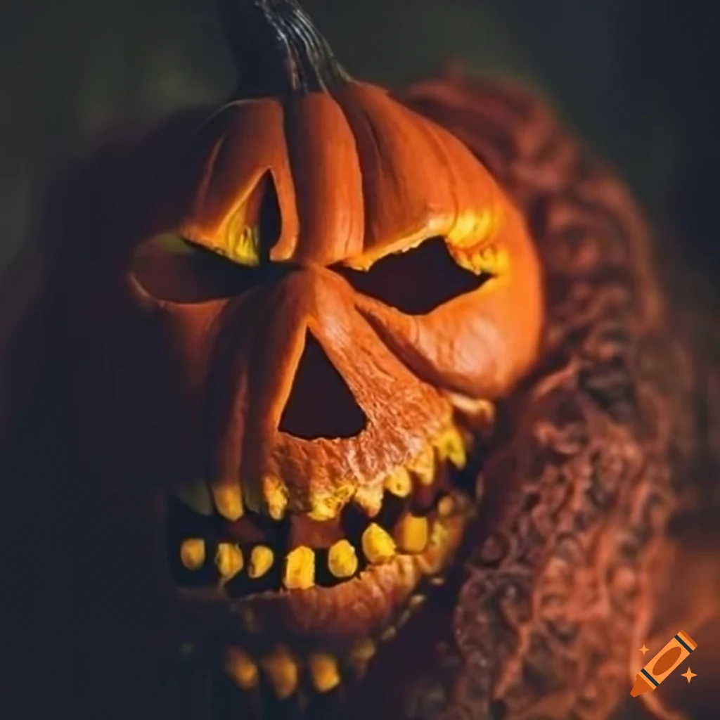 Headless horseman with a pumpkin head in tribute to the Legend of ...