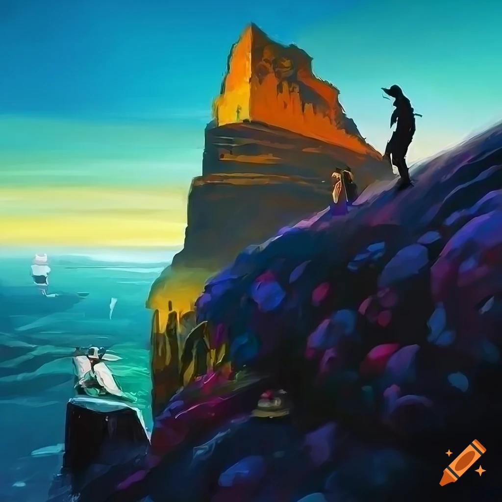 Dynamic digital painting inspired by various artists, highly detailed ...