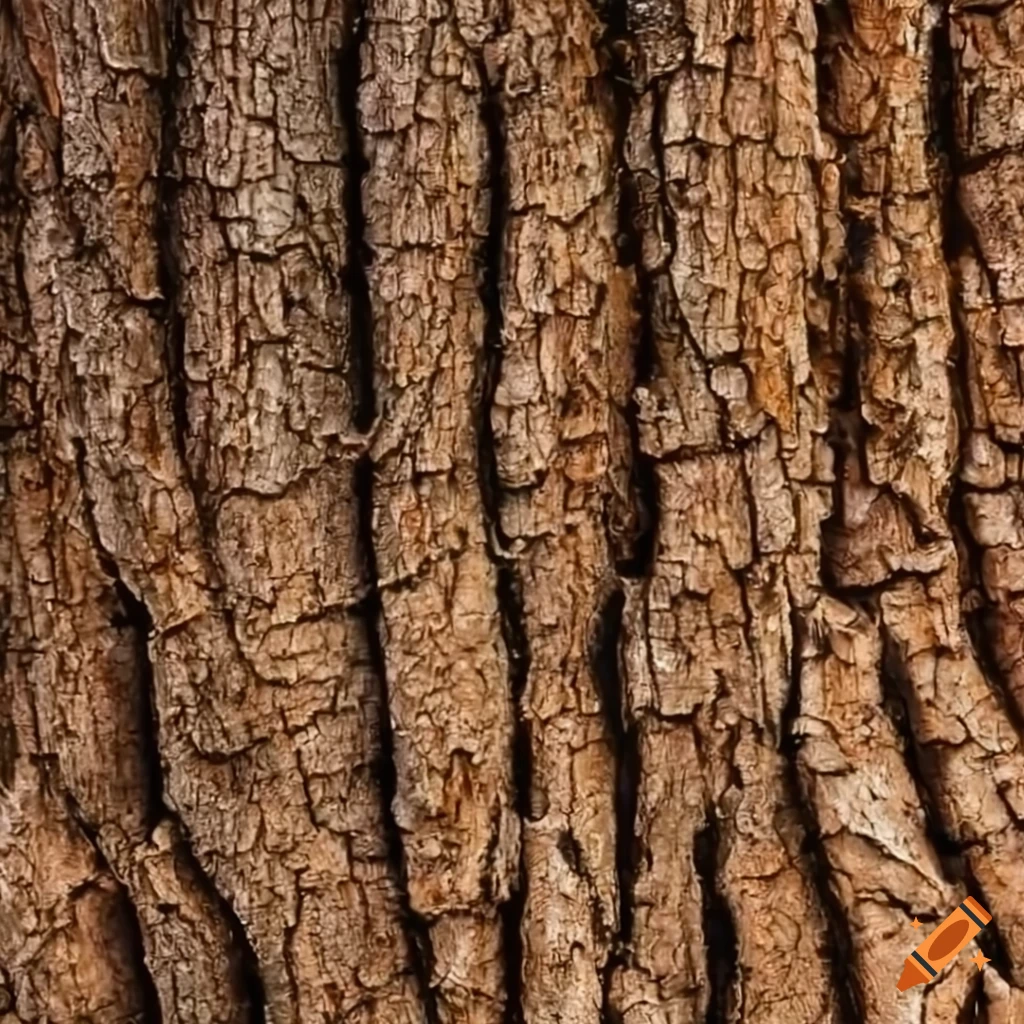 Detailed 8k texture resembling sand-like oak tree bark on Craiyon