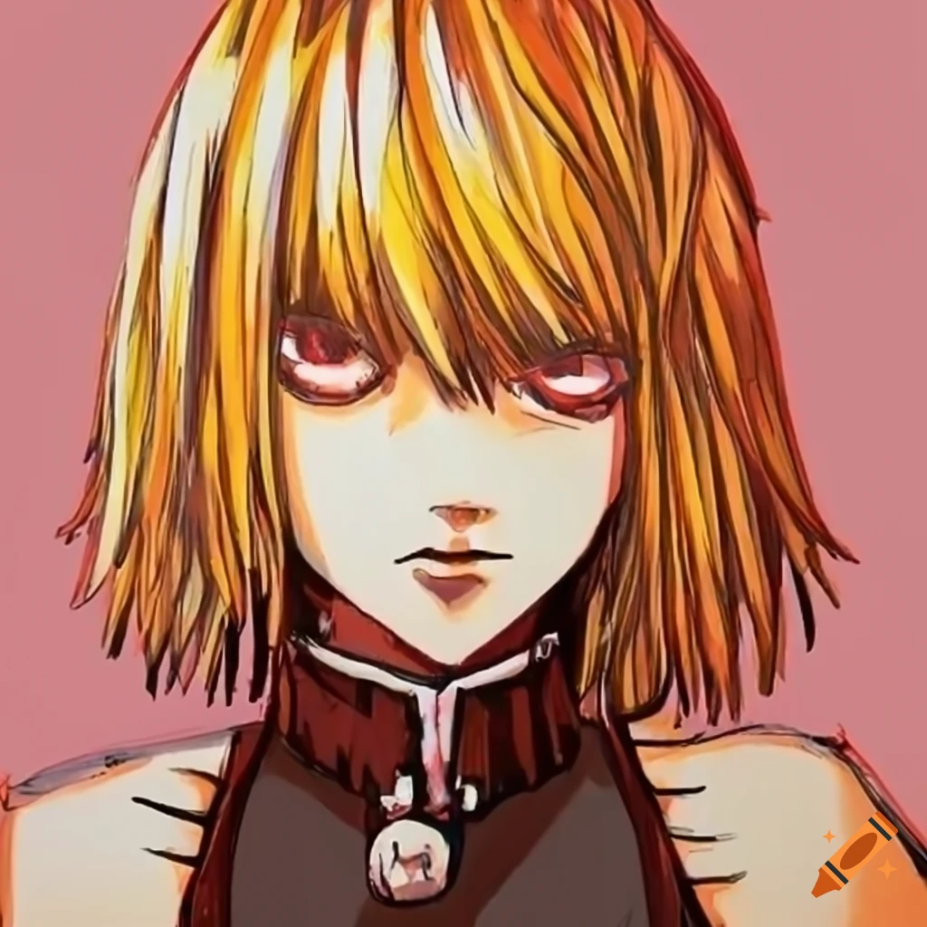 Mello from death note in toilet bound hanako-kun art style on Craiyon