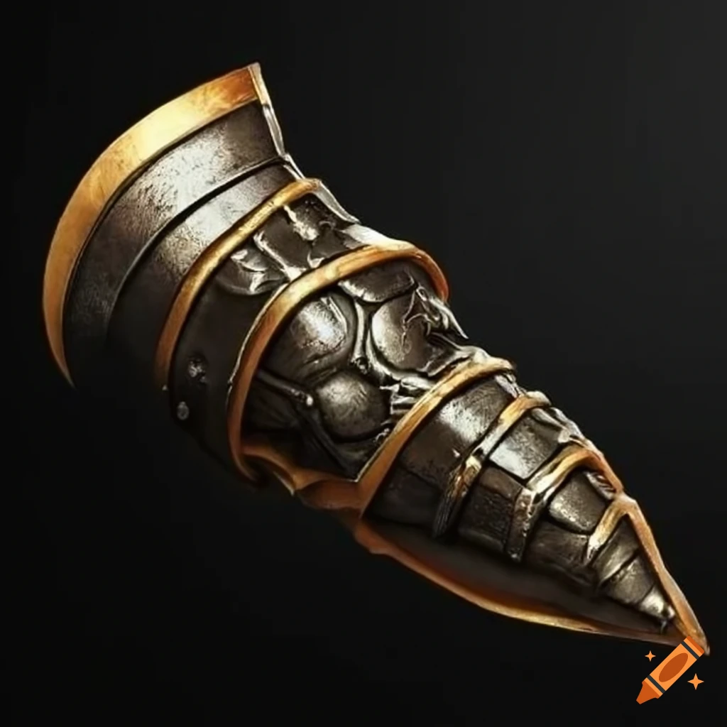 Magic mithril gauntlets on Craiyon