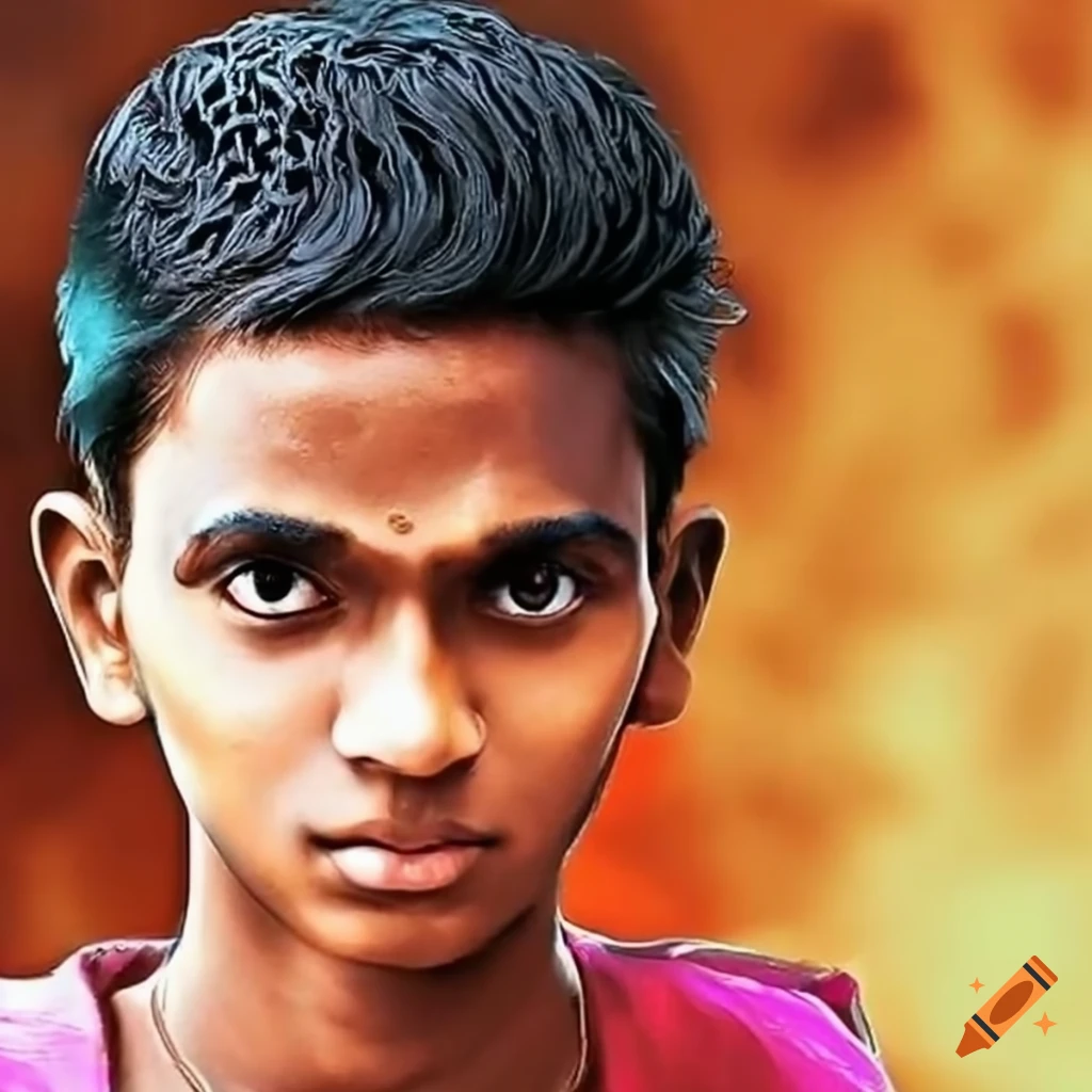 Tenge tenge kid of akhilesh prasad on Craiyon