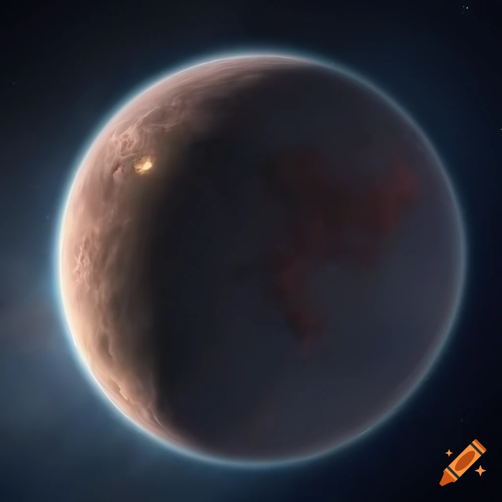 Detailed nasa hd 4k sci-fi space picture of a beautiful planet on Craiyon