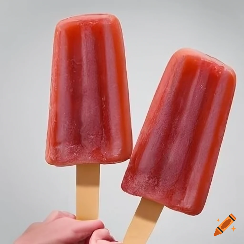 Lyons maid favourite centres turkish delight ice lolly on Craiyon