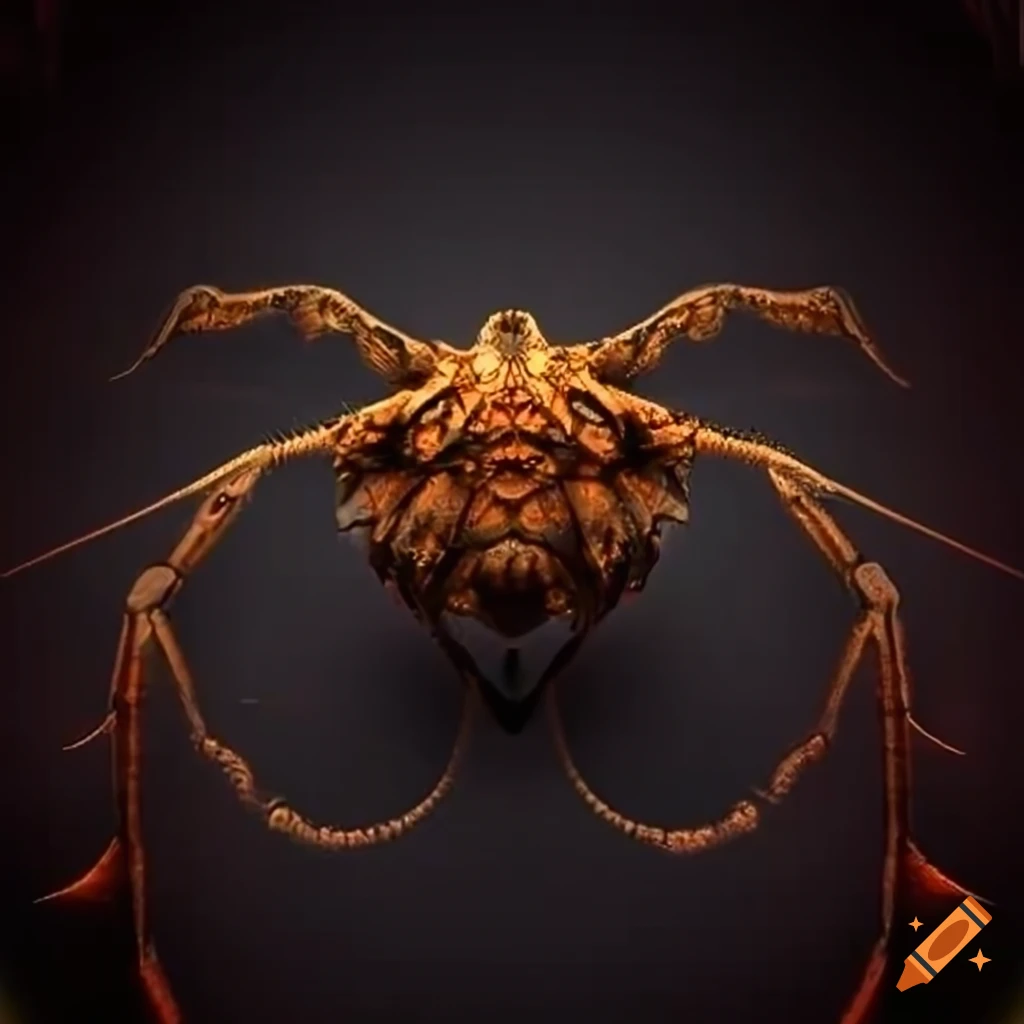 Geometric fractal insect of shaggai on Craiyon