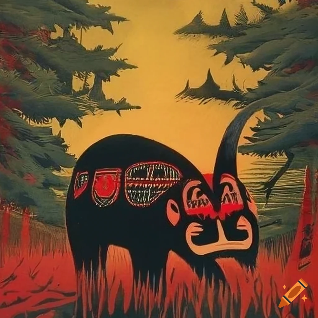 Native salish designs in charley harper, theodor kittelsen, and juan ...