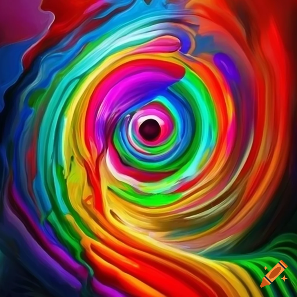 Colorful art on Craiyon