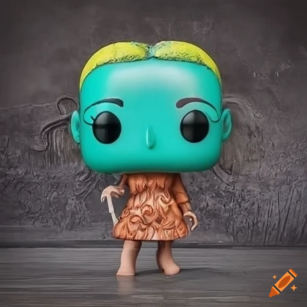 Funko pop figurine named miss lino monkey with unique colors and design ...