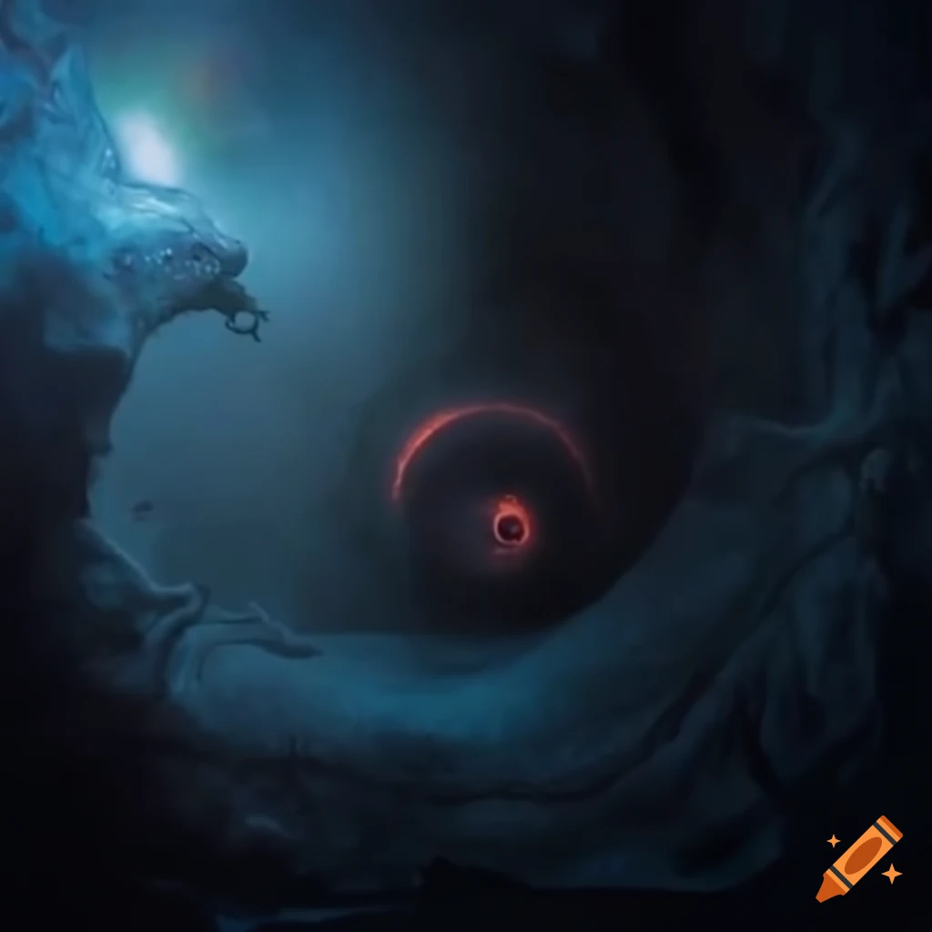 Otherworldly nightmare of cosmic horror on Craiyon