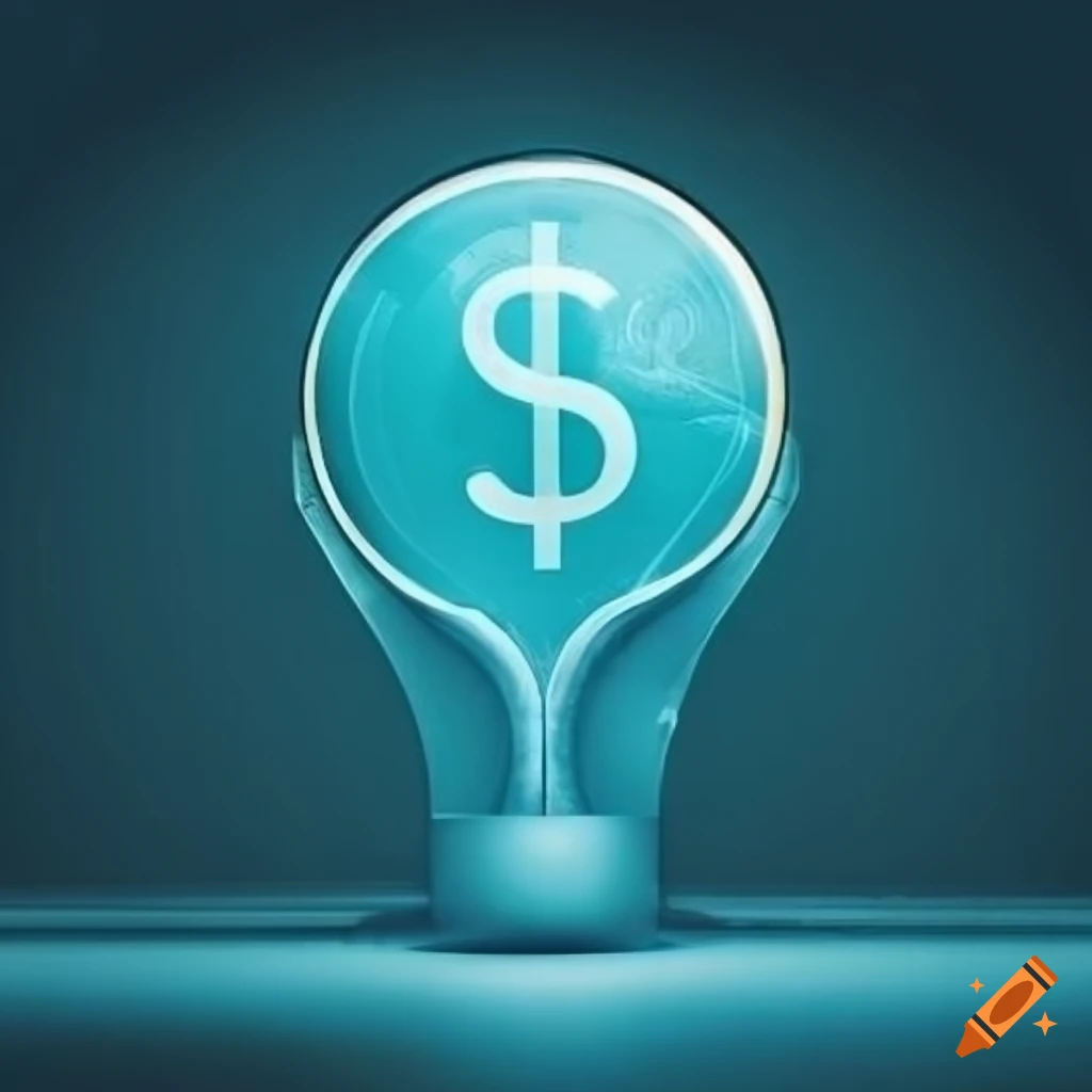 Cover for e-book on 8 ways to solve financial problems on Craiyon