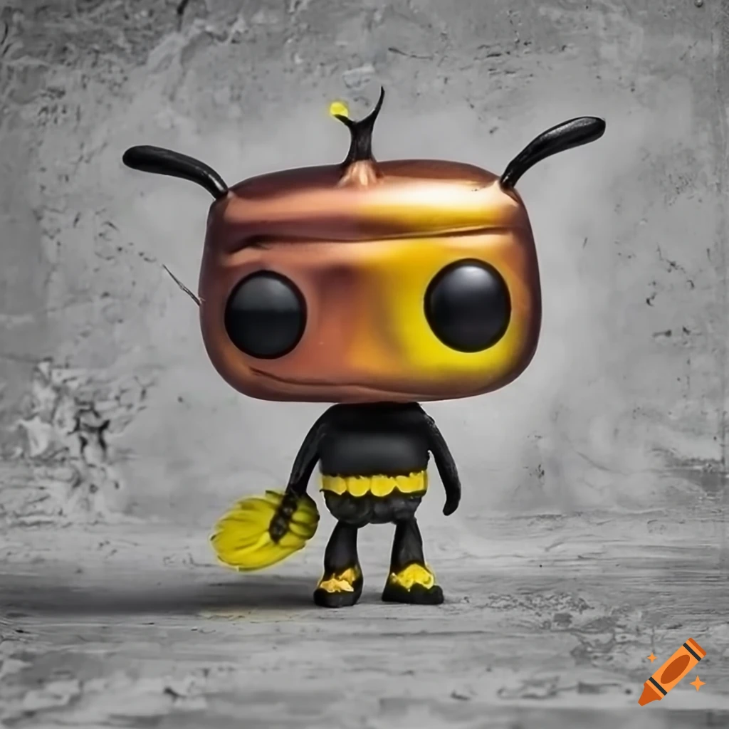 Cute Bee Wasp Funko Pop male figurine on Craiyon