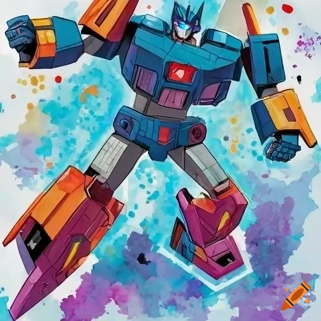 Idw transformers comics character in a highly detailed digital art on ...