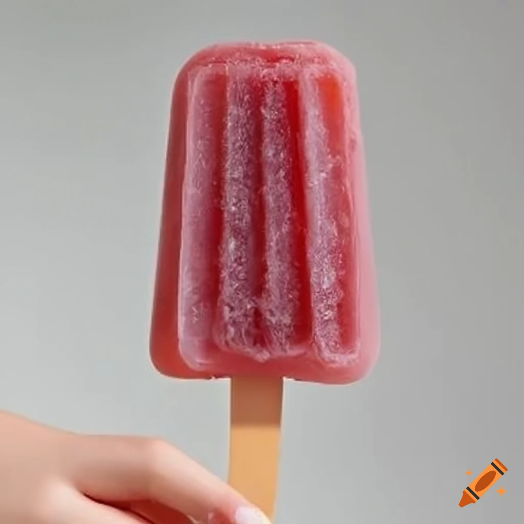 Lyons maid favourite centres turkish delight ice lolly on Craiyon