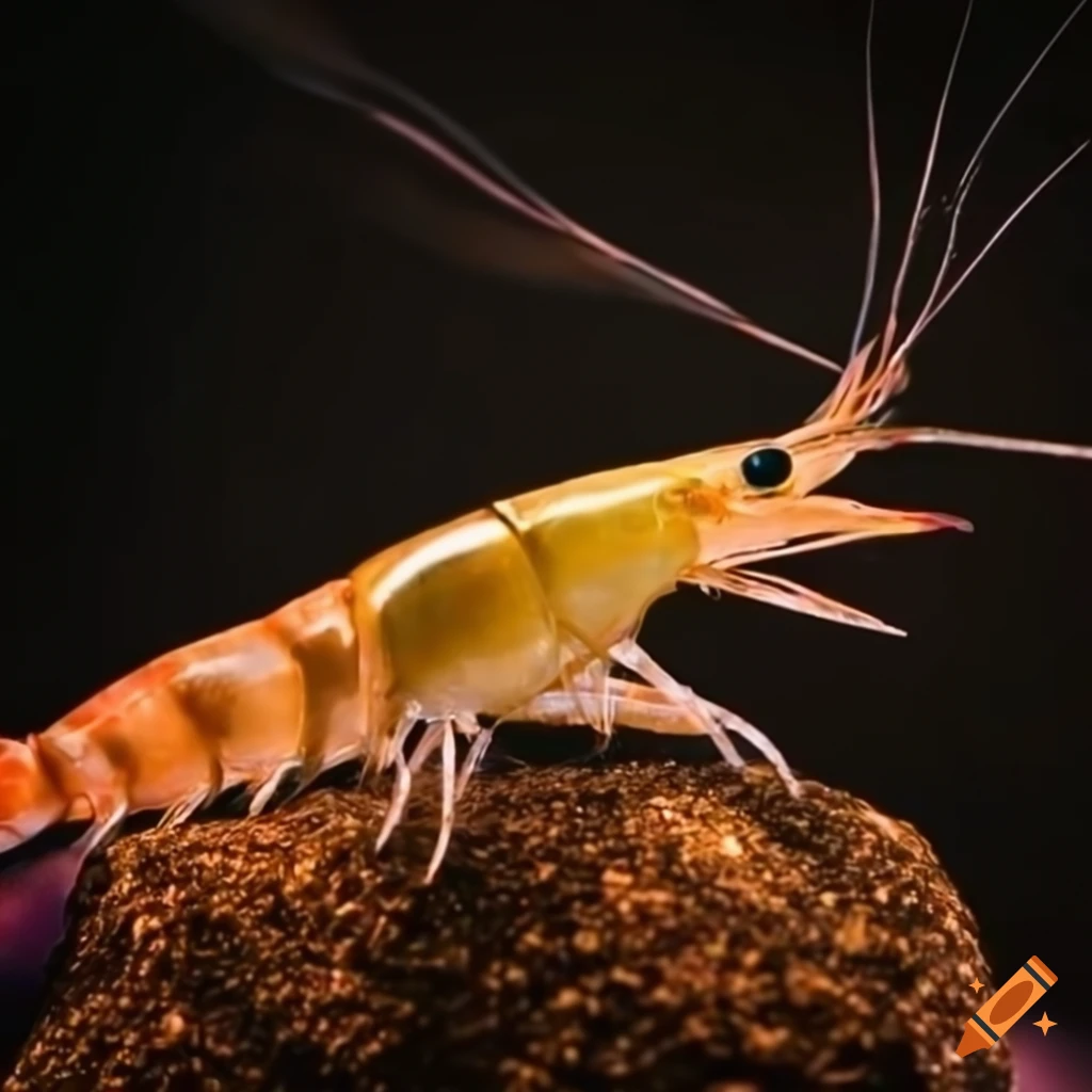 Cute shrimp on Craiyon