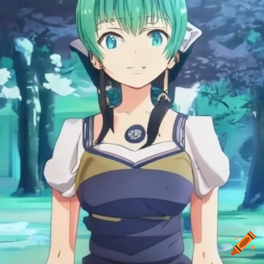 Character friren from an anime on Craiyon