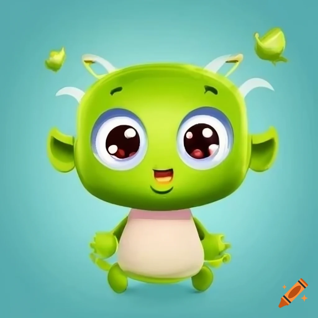 Cute cartoon aliens for children on Craiyon