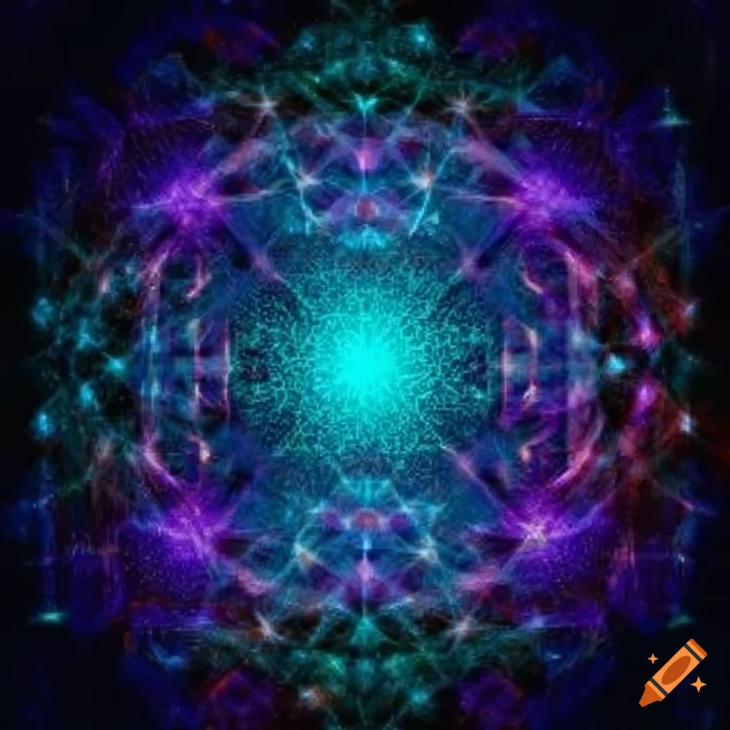 Cosmic lattice with ordered 3-dimensional spatial structure on Craiyon