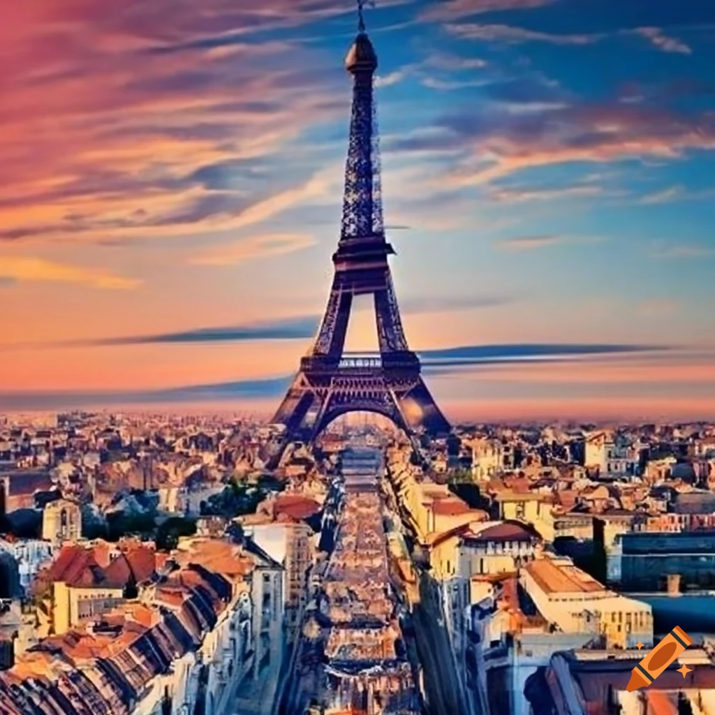 France travel poster on Craiyon