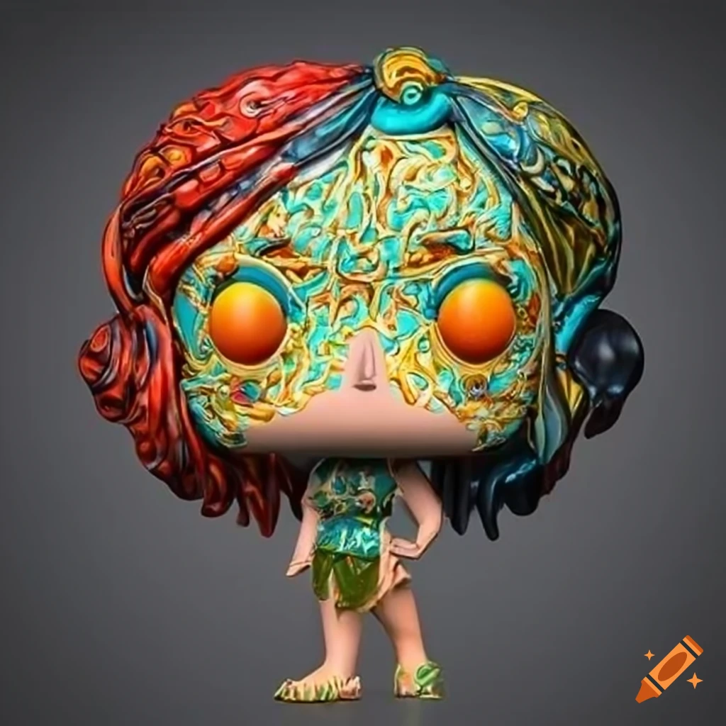 Funko pop figurine named miss lino monkey with unique colors and design ...