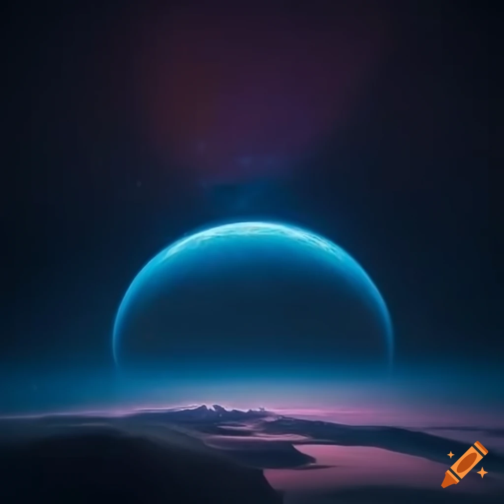 Outer space with stars and galaxies on Craiyon