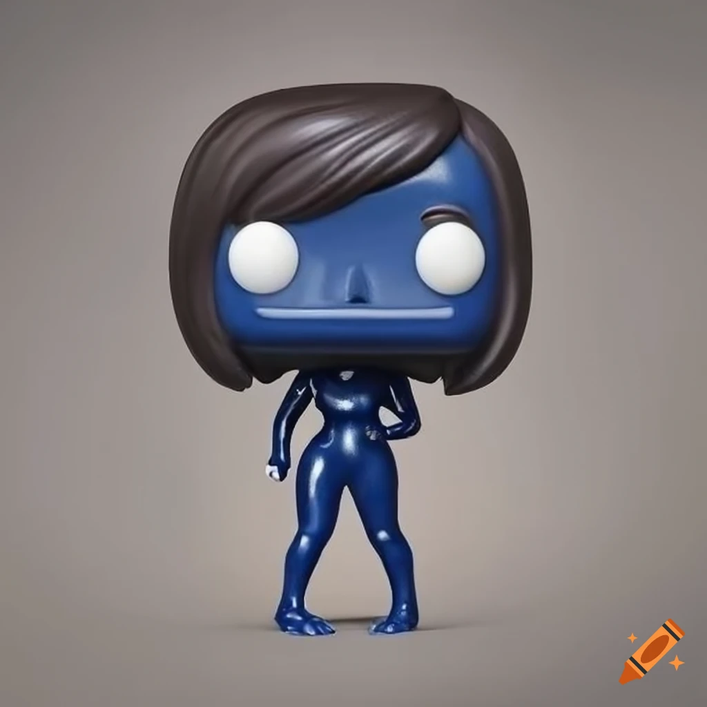 Funko Pop figurine of humanoid female character in rubber latex outfit ...