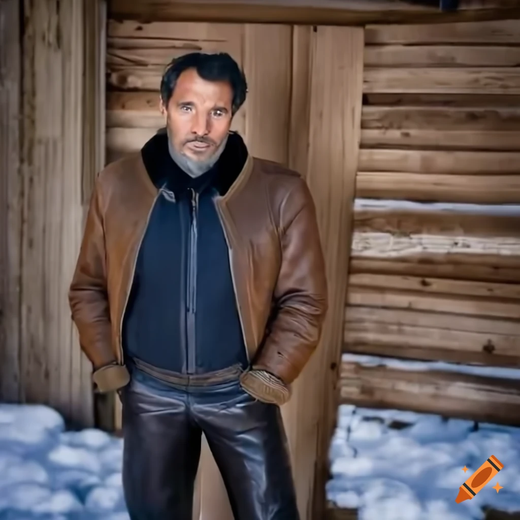 British actor resembling rufus sewell at age 20, in sheepskin bomber ...