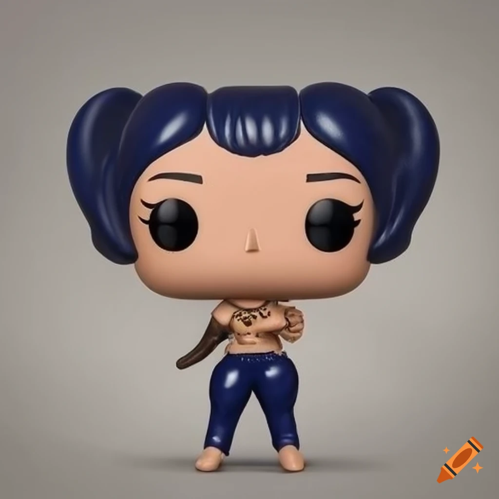 Funko Pop figurine of humanoid female character in rubber latex outfit ...